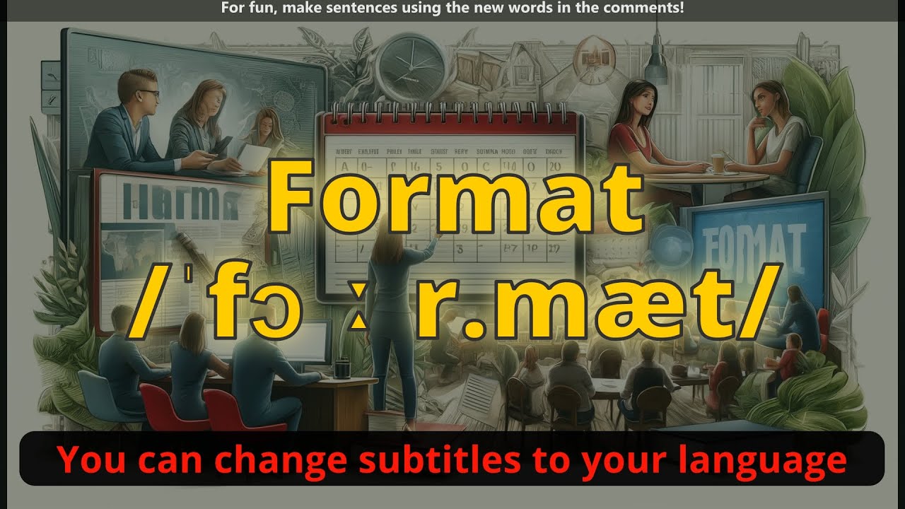 Format meaning with 5 examples