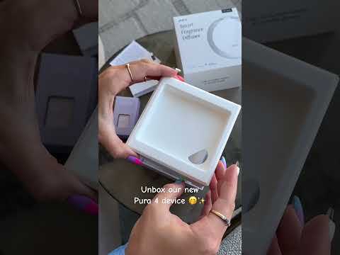 ASMR unboxing of our new Pura 4 home diffuser ✨ #fragrance #homefragrance #homediffuser #asmr #pura