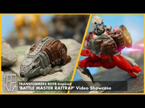 🤖 Transformers ROTB Inspired RATTRAP Battle Master・ STL File for ・Cults