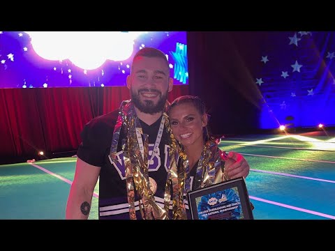 2024 UCA National Collegiate Partner Stunt Champions…Caylee Odle & Michael Androsov