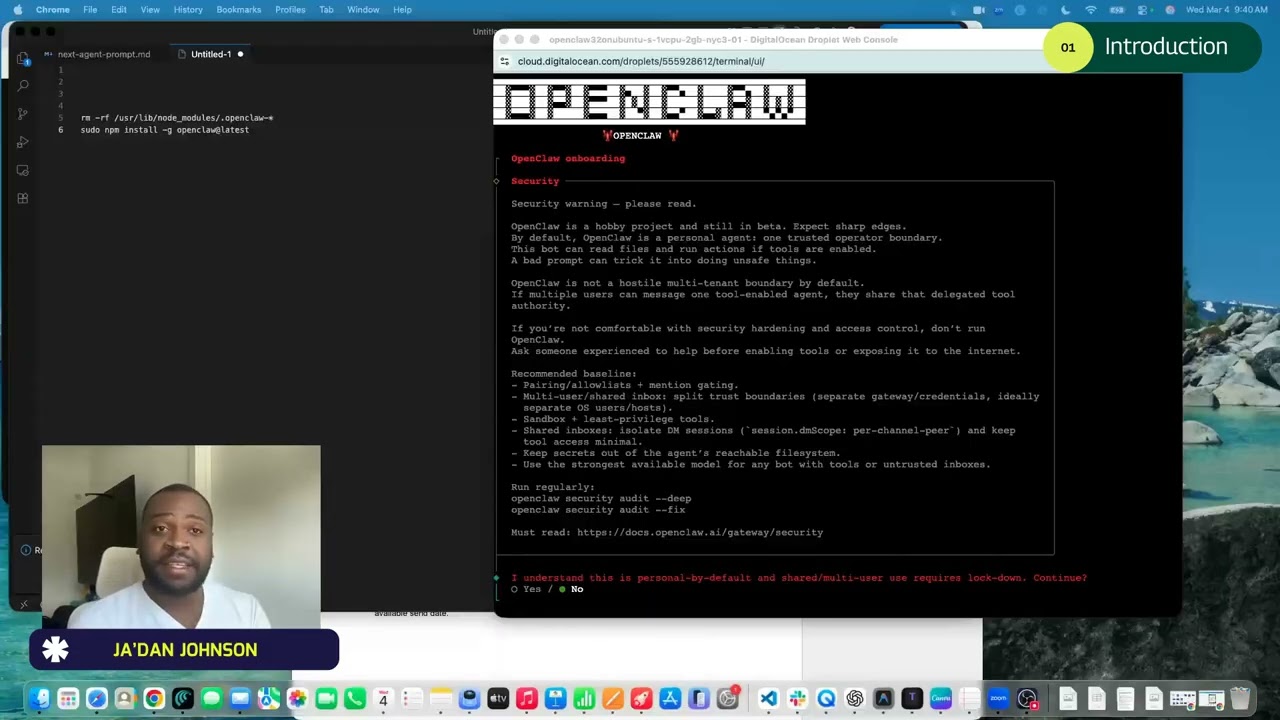 OpenClaw Setup For Beginners / VPS with Digital Ocean