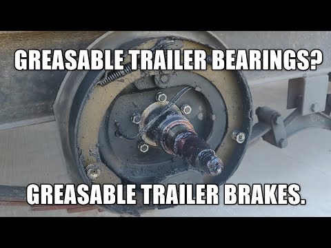 Why I don't like greasable trailer axles.