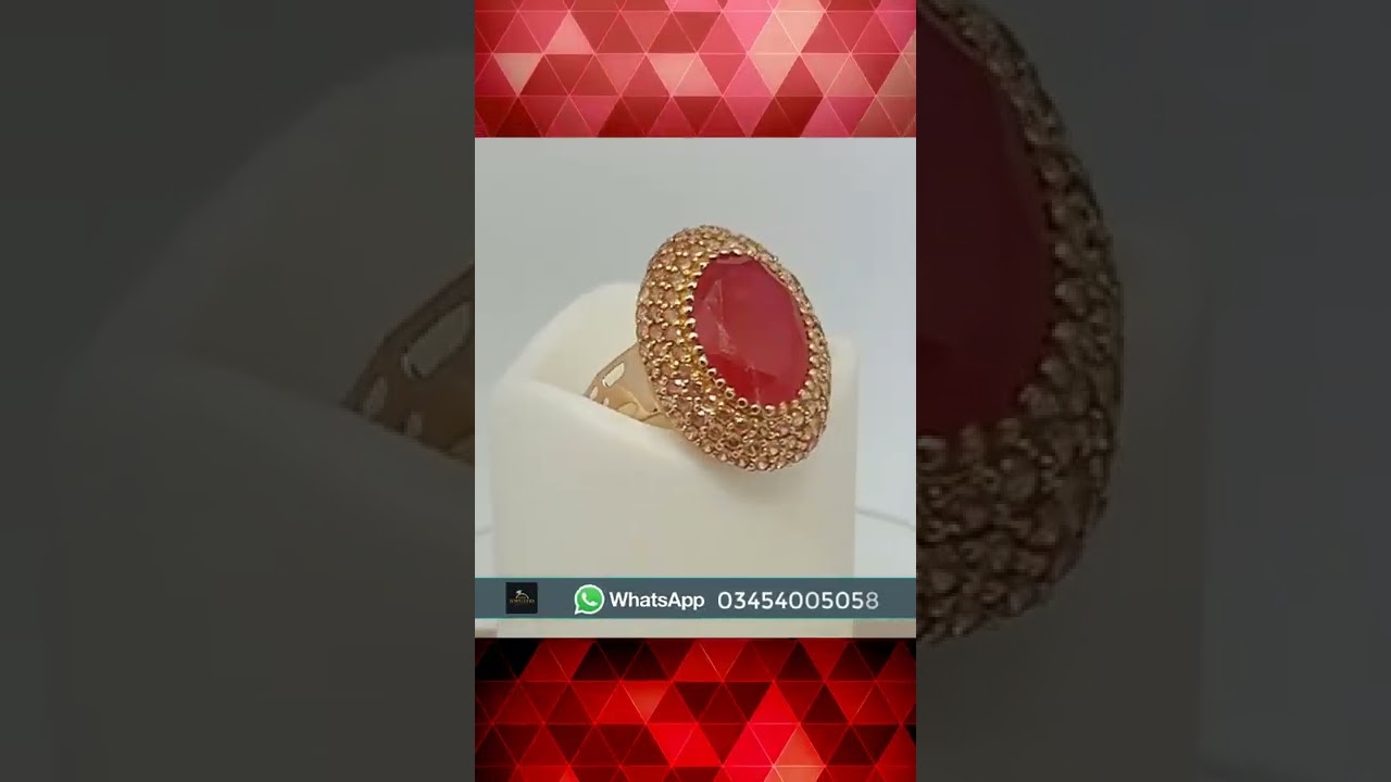 Gold Electroplated Ring | Gold plated ring design 2022 | #goldring #shorts