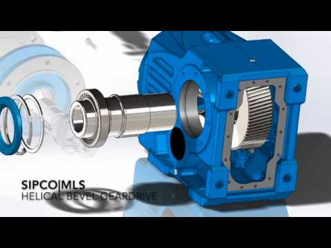 Helical Bevel Geardrive IRK