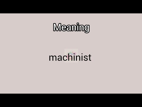 #machinist meaning in English & Telugu|| GoogulDictionary #dictionary #meanings #telugu #english#mac
