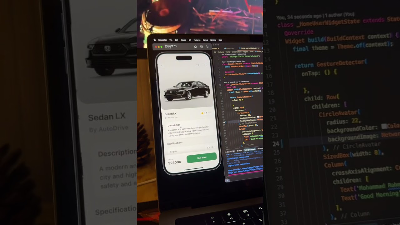 Stunning Car Showroom UI in Flutter 🚗⬛⬜🟪 | #FlutterDev | Luxury Car Showroom UI Using Flutter