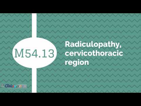 ICD 10 Codes for Radiculopathy Primary