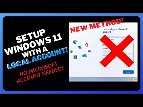 How to Setup Windows 11 with a Local Account - No Microsoft Account Needed! Local User Account Setup