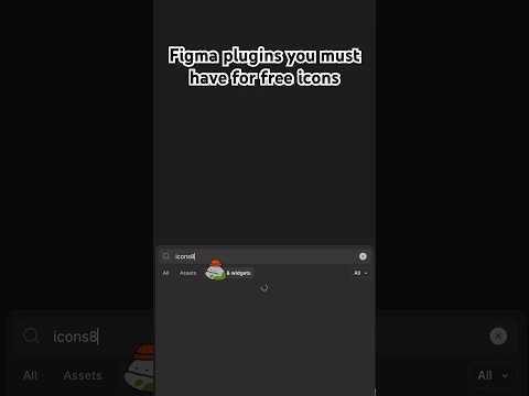 Figma plugin you must have for free icons #uidesign #figma #figmaplugins #viralvideo #figmatutorial