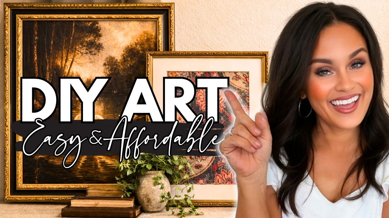 DIY Wall Art Ideas That Look EXPENSIVE ✨ Easy & Budget-Friendly!