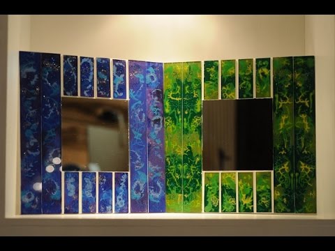 Decorar vidrios con Dimensionales y Esmaltes Acrílicos