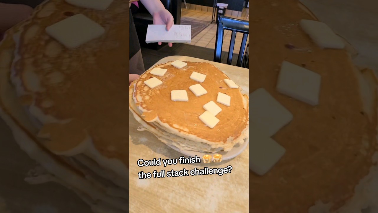 Full Stack Pancake Challenge in Utah 🥞🥞 #foodies #travel #challenge #breakfast