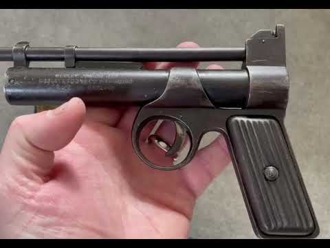 Webley Junior "Tin Grip" Air Gun Pistol.