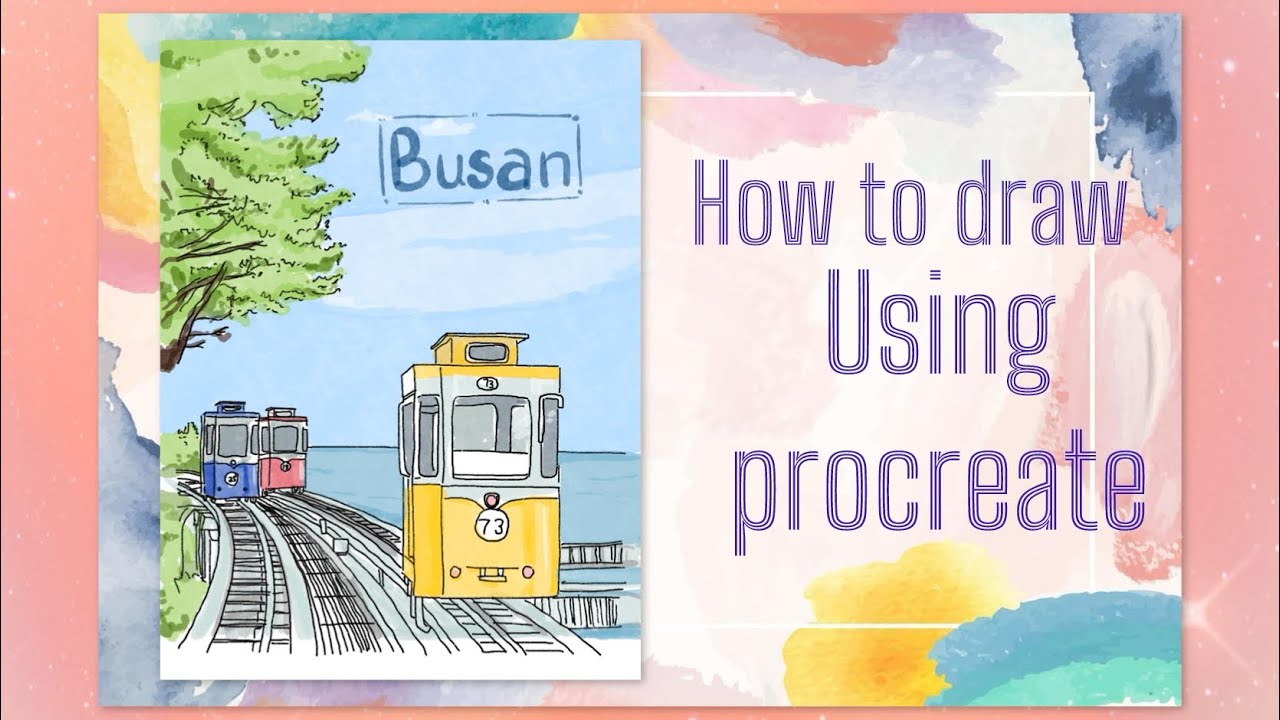 Easy Procreate progress tutorial to follow