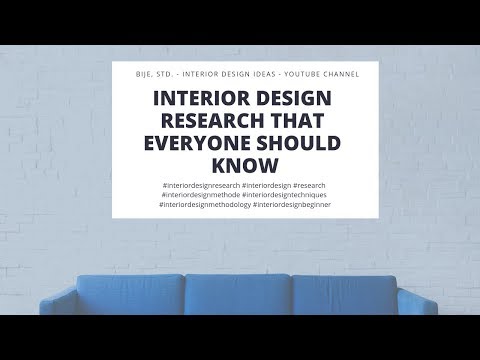Interior Design Research That Everyone Should Know
