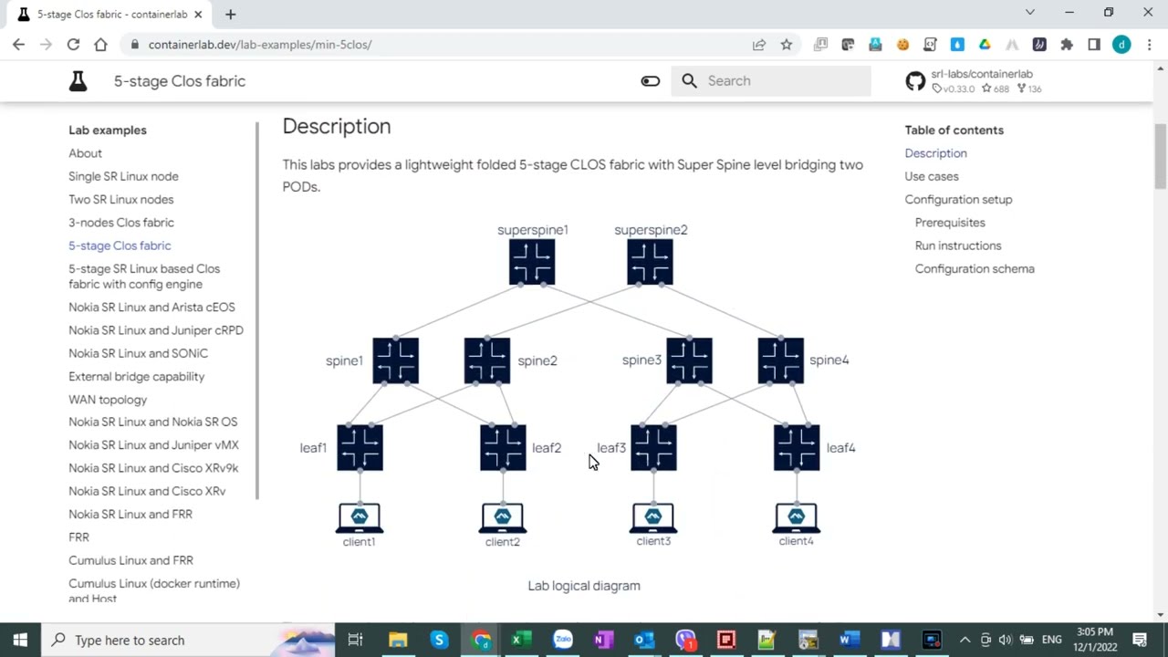 ContainerLab_Setup SRlinux LAB