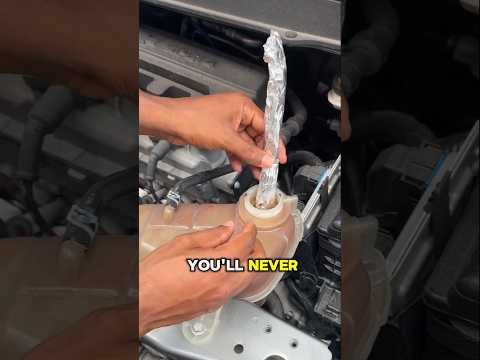 Auto Repair Shops Hate This Aluminum Foil Trick #shorts #trending #lifehacks #car #cars