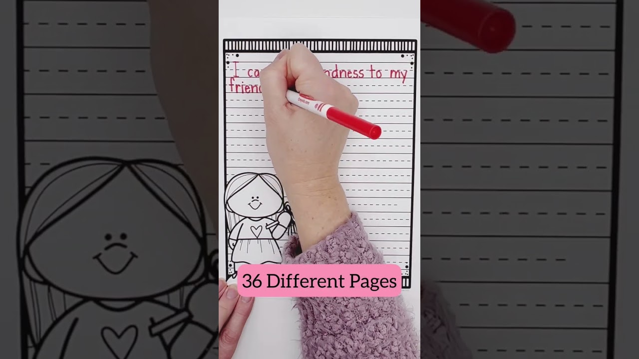 Creative Valentine's Day Writing with This Free Printable #iteach1st #centers #firstgradeclassroom