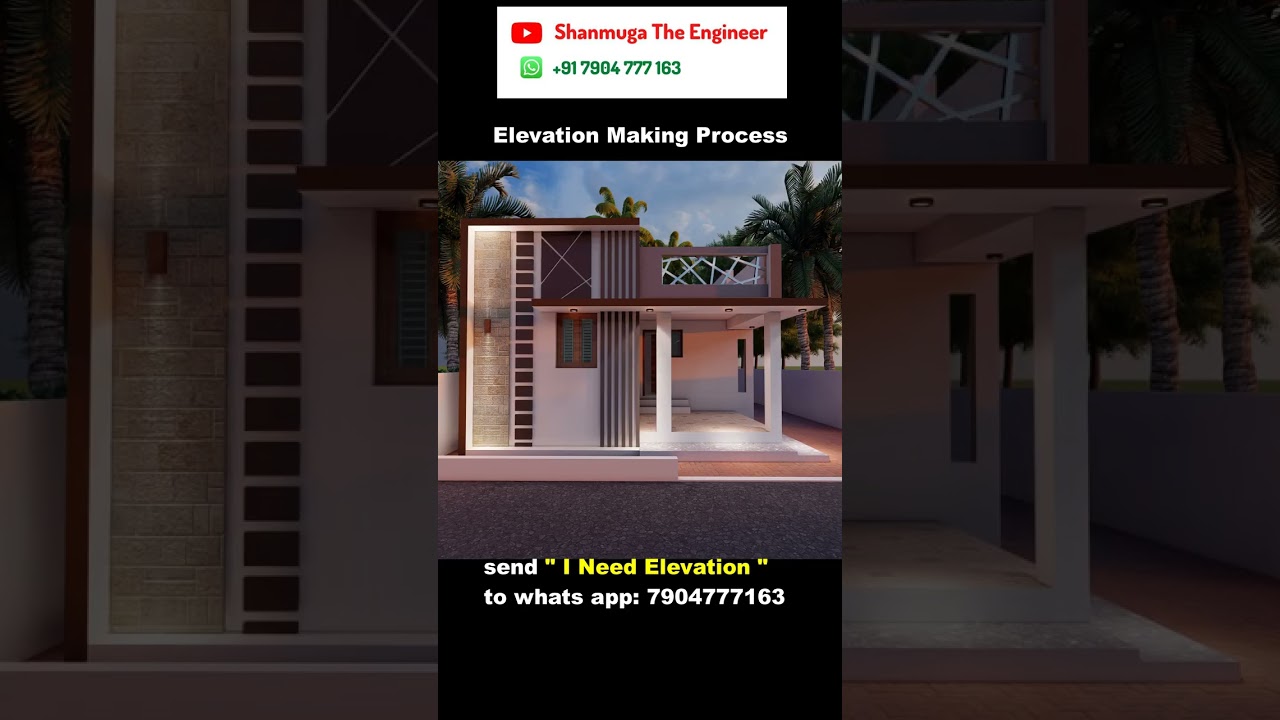 House Front Elevation Design #shorts #homedesign #architecture