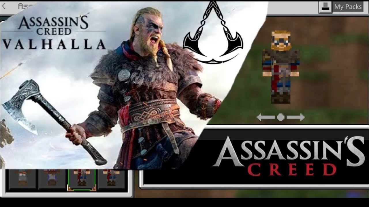 Assassins Creed Minecraft  Skin Pack (Updated)