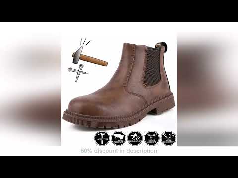 Produk Terbaru yang Wajib Anda Ketahui! Sepatu Kerja & Keselamatan Tahan Air Sepatu Kulit Pria Sepatu Bot Pria yang Tidak Bisa Dihancurkan