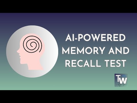 AI-Powered Memory and Recall Test To Detect Early Sign Of Memory Loss!