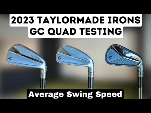 2023 Taylormade Irons Comparison - P7MC, P770, P790 & Stealth - Head 2 Head GC Quad Test