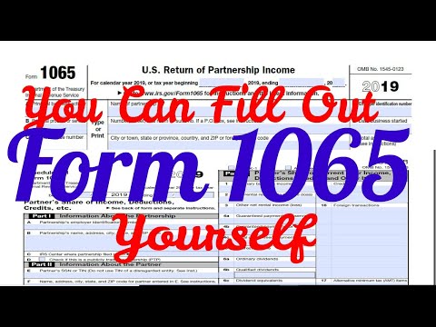 How to Fill Out Form 1065 U.S. Return of Partnership Income for an LLC with Investment Income