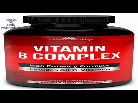 Super B Complex Vitamins - All B Vitamins Including B12 B1 B2 B3 B5 B6 B7 B9 Folic Acid - Vi