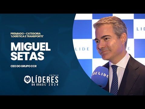 Miguel Setas, do Grupo CCR, premiado na categoria 'LogĂstica e Transporte' | LĂDERES 2024