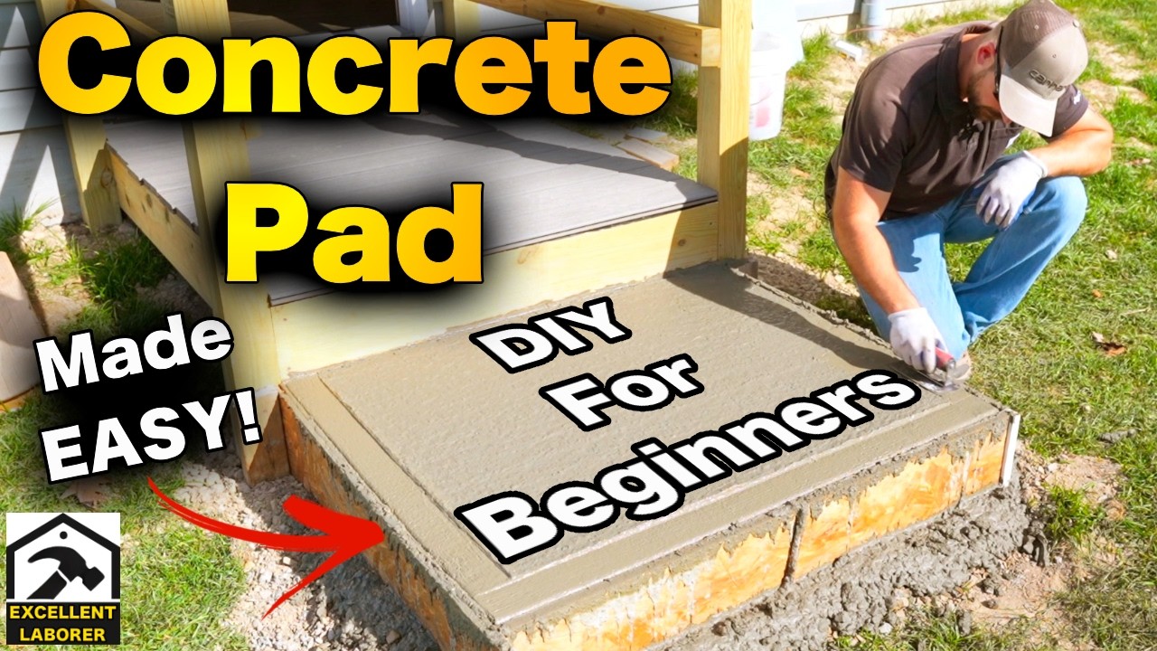 How to Make a Concrete Pad | Easy DIY Guide for Beginners!