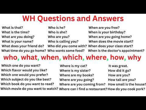 Mastering WH Questions in English | WH Questions Examples & Grammar Guide | bbc english learning