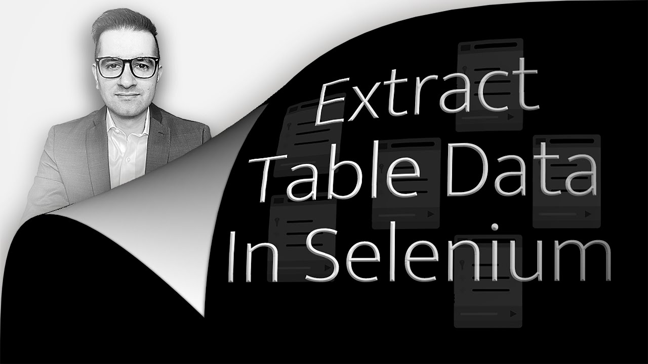 How To: Table Data In Selenium (2 Min) Using Python, PyTest & PyCharm