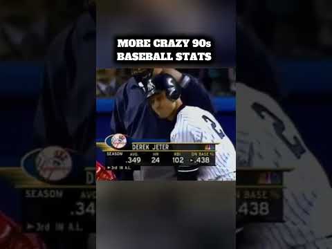 More Insane 90s Baseball Stats 🤯 #mlb #mlbhighlights #baseball #espn #foxsports