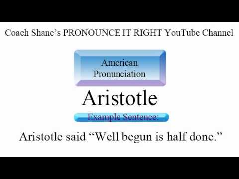 How to pronounce ARISTOTLE - American Pronunciation for ESL Students