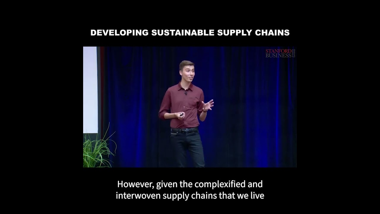 Developing Sustainable Supply Chains
