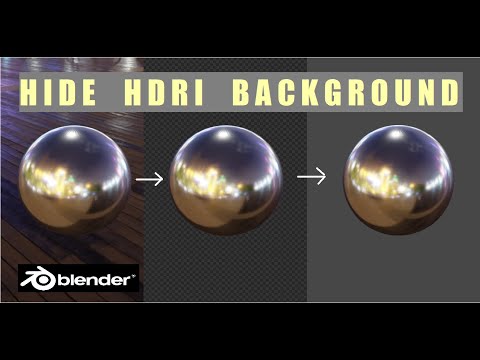 Blender 3D - Hiding HDRI Background in Eevee & Cycles was never this easy!