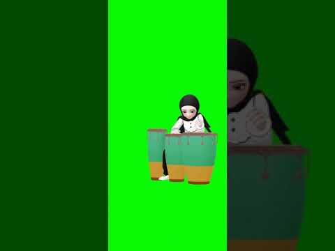 GREEN SCREEN ANIMASI BERGERAK #10