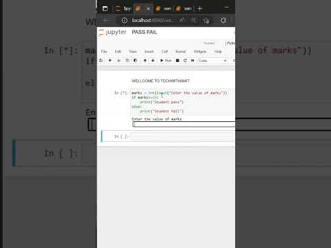 PYTHON IF ELSE FUNCTION | PASS OR FAIL CODE