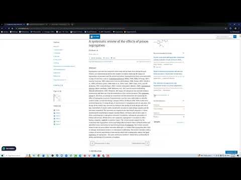 Systematic Review vs Peer reviewed Research