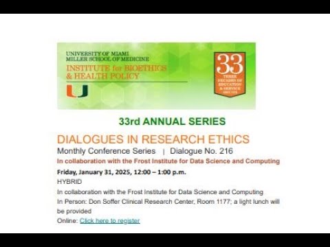 Dialogue in Research Ethics - Artificial Intelligence and its Discontents