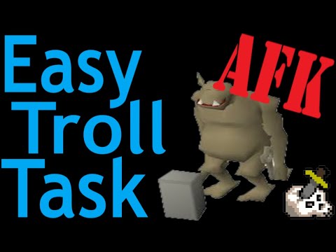 Troll Slayer Task | 1min Guide (100% AFK)