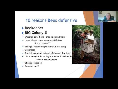 July 2022 HCBA Meeting - Africanized Honey Bees with Dewey Caron