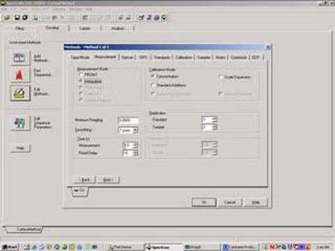 Flame AA - Measurement Parameters