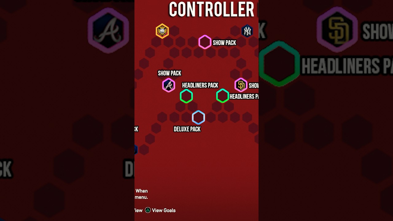 Controller Map Conquest Hidden Rewards MLB The Show 25