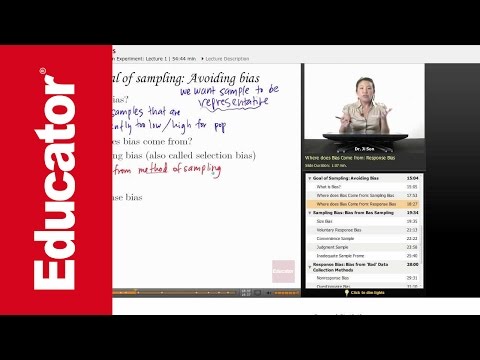 Statistics: Sample Response Bias