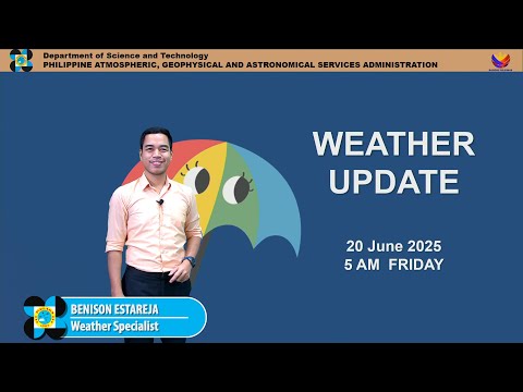Public Weather Forecast issued at 5AM | June 20, 2025 - Friday