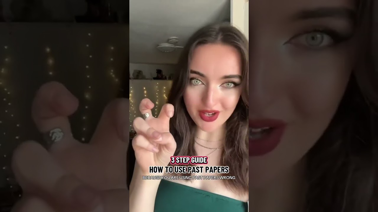 3 Step Guide - How To Use Past Papers Properly #studygram #studytips #revision #student #sixthform