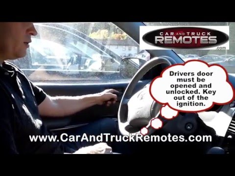 Toyota Tundra Replacement Remote Programming 2004 2006