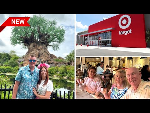 WILD Morning at Animal Kingdom + HILARIOUS Target Shop Challenge & SECRET Disney Springs Bar! 🇺🇸